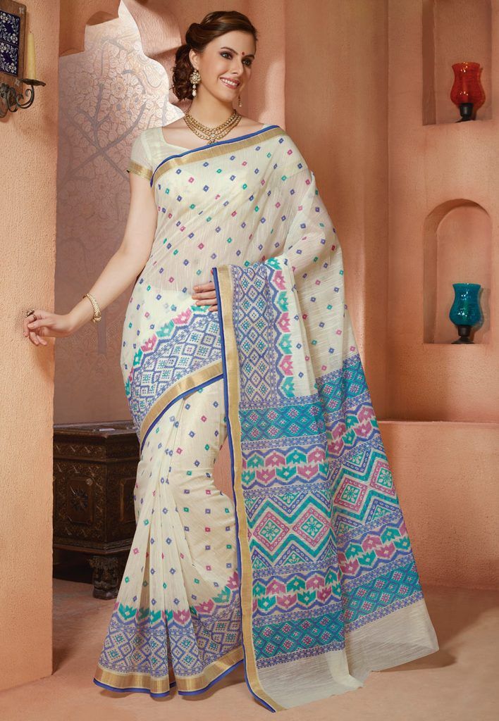 Saree Fabric : Types of Indian Sari Fabric Online at Utsav Fashion