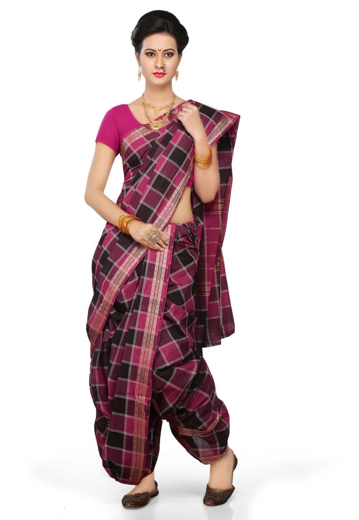 9 yards saree - Nauvari Saree from Maharashtra & Pure Silk Sarees