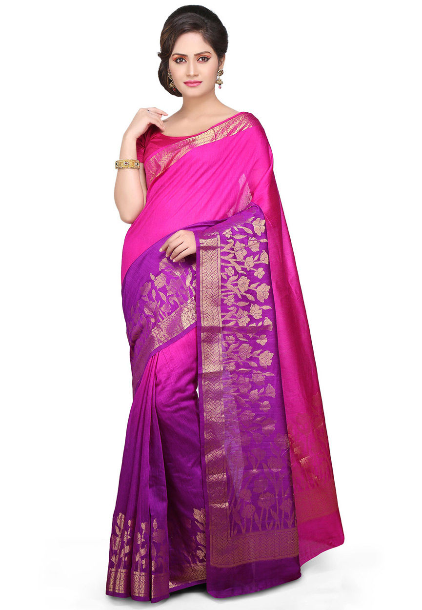 Assam Sarees: Handloom Muga Silk | Utsav Fashion