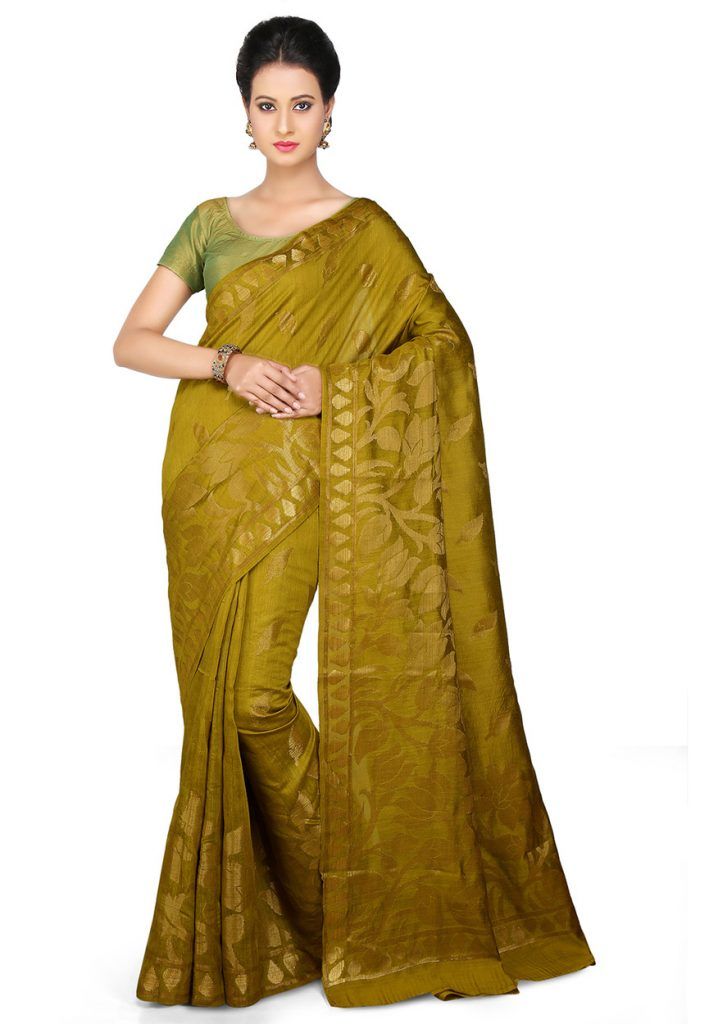 Assam Sarees: Handloom Muga Silk | Utsav Fashion