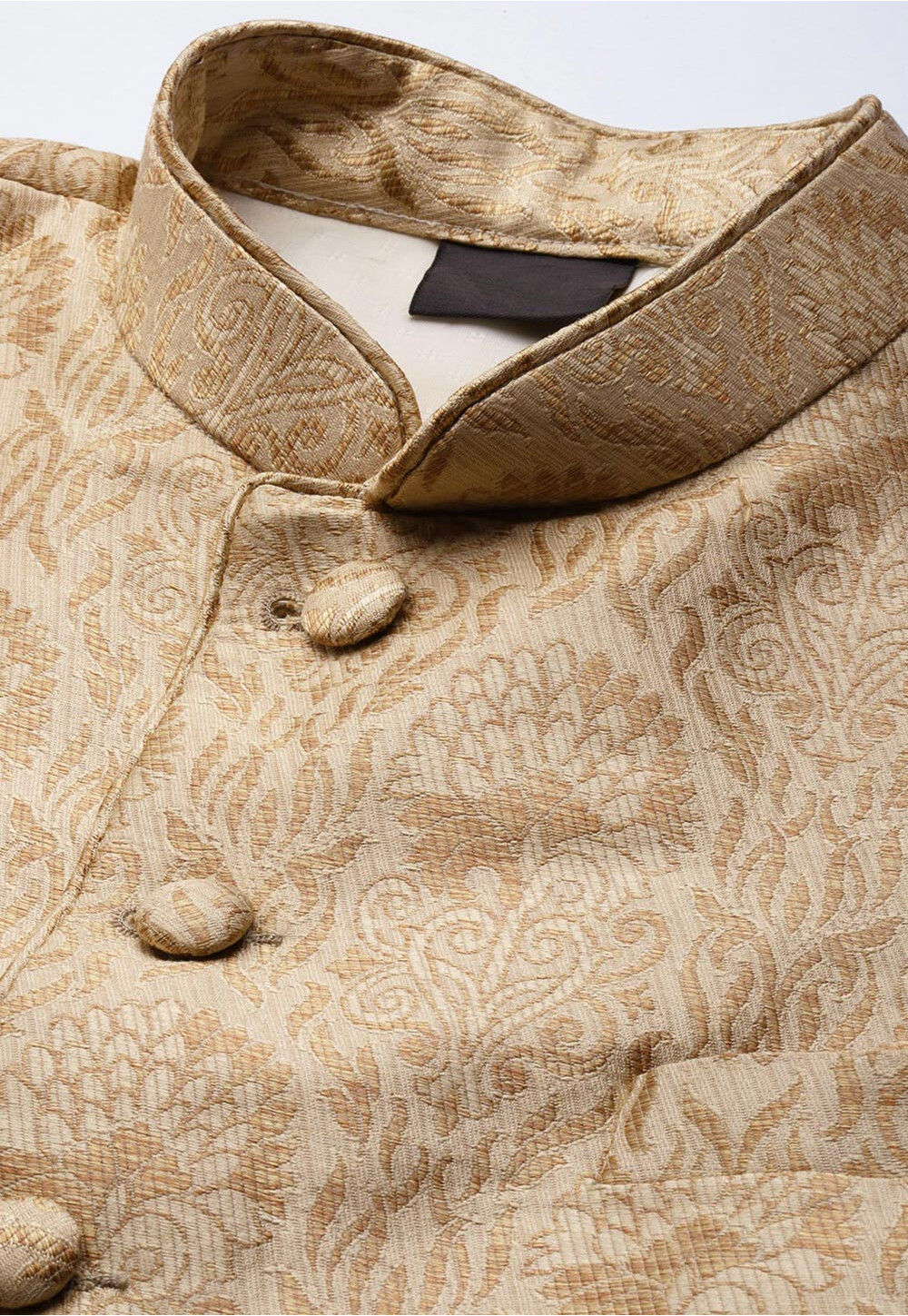 Buy Banarasi Brocade Jodhpuri Jacket in Beige Online : MTR2934 - Utsav ...