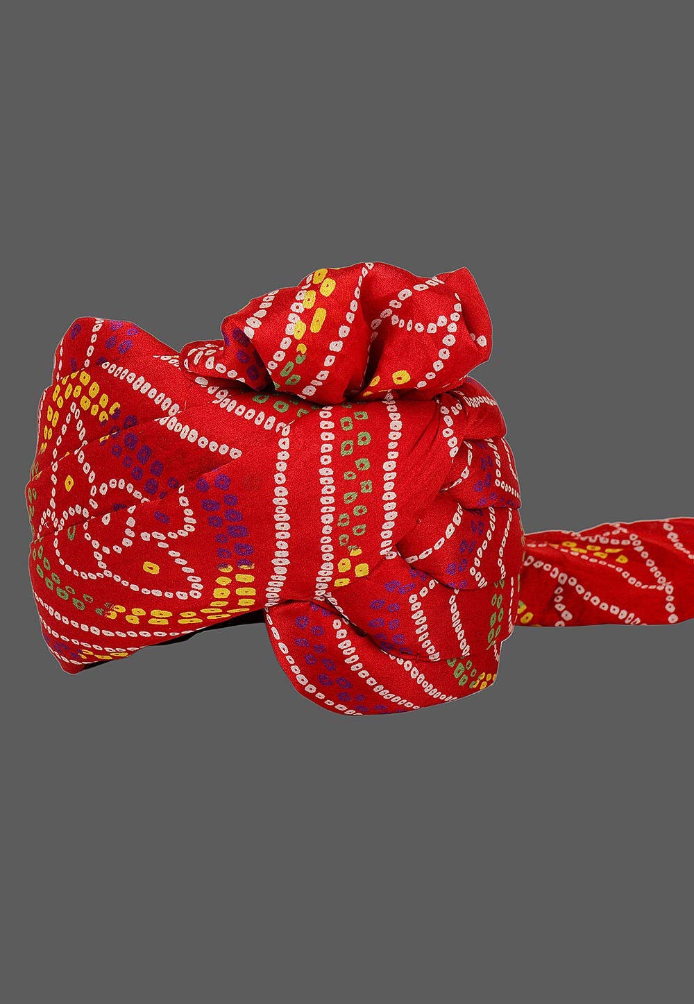 Buy Bandhej Printed Crepe Kids Turban in Red Online : UNJ1073 - Utsav ...