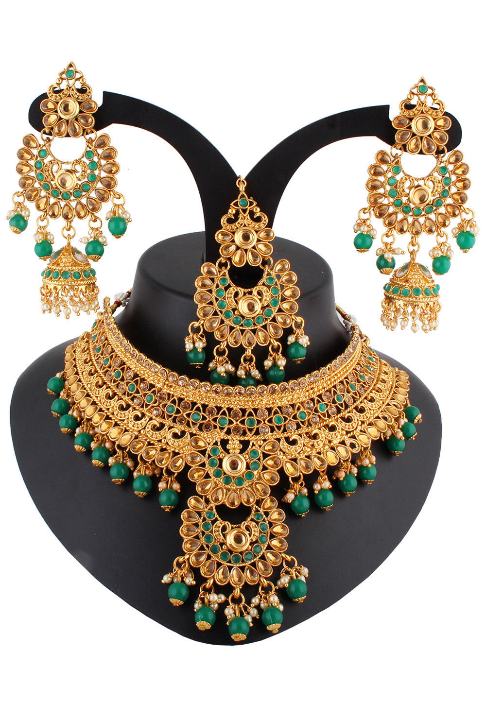 Buy Beaded Choker Necklace Set Online : JCV167 - Utsav Fashion