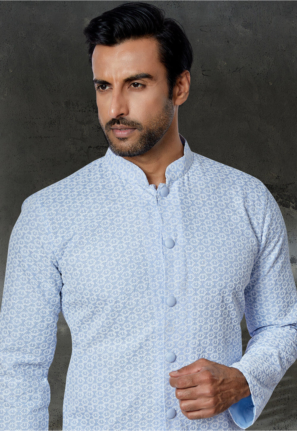 Chikankari Sherwani - Saul