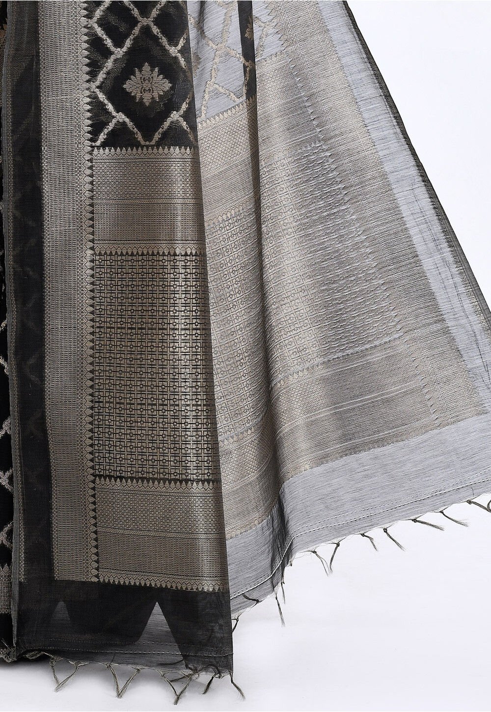 Buy Coimbatore Sico Saree in Black Online : SAHA293 - Utsav Fashion
