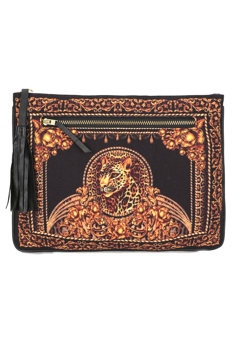 Buy Digital Printed Cotton Pouch in Black Online : DSA846 - Utsav Fashion