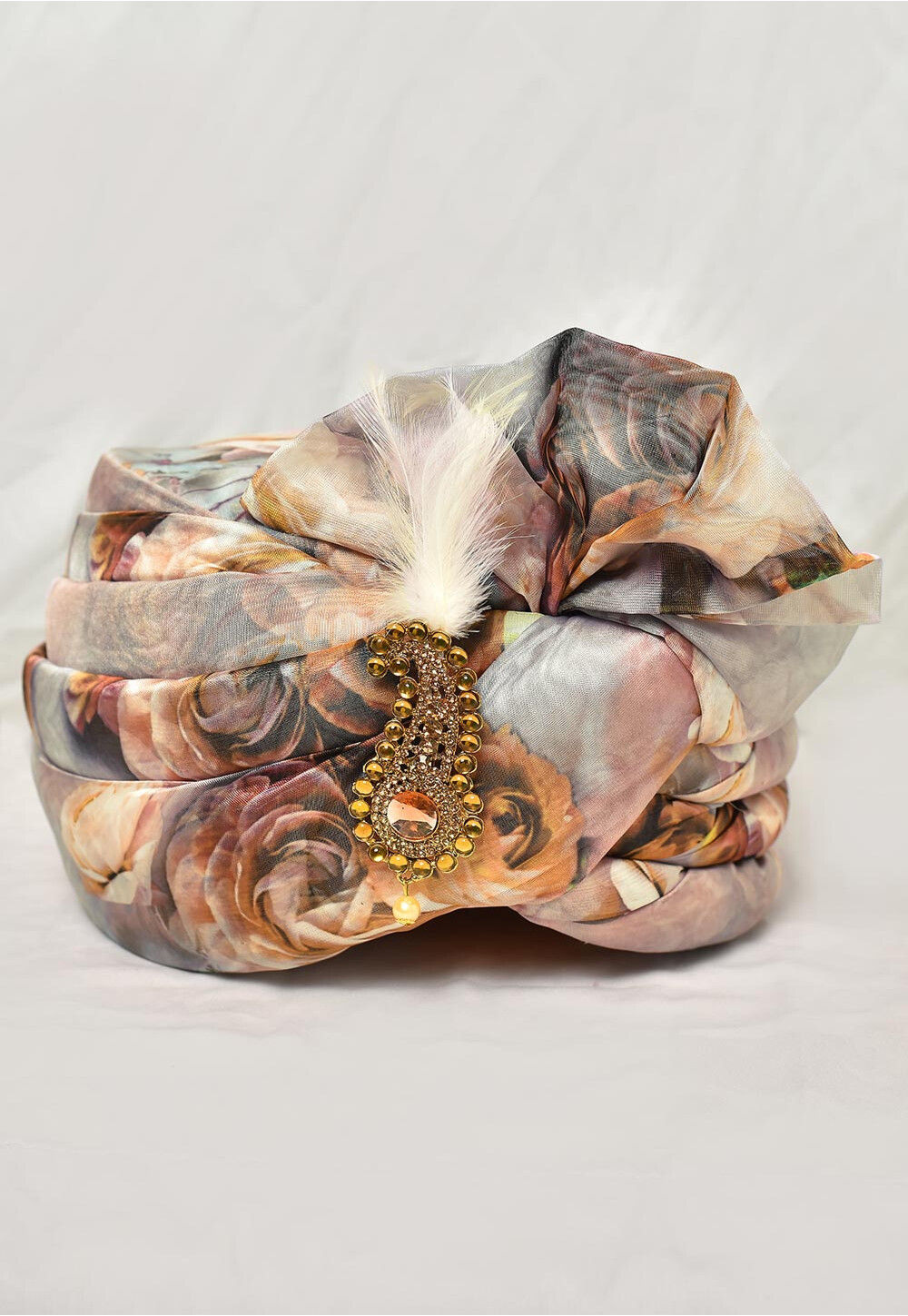 Buy Digital Printed Organza Turban in Multicolor Online : MTX2179 ...