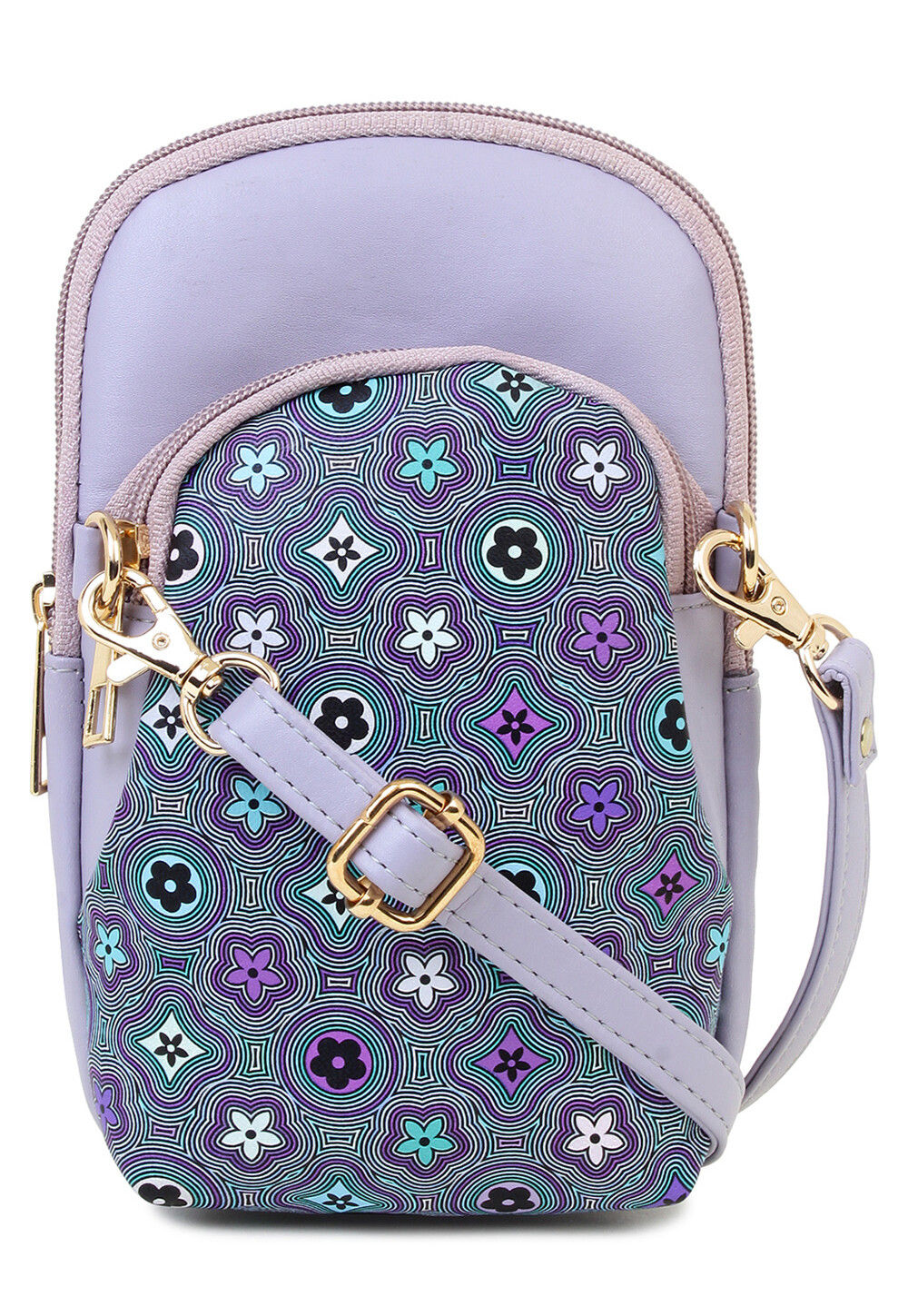 Buy Digital Printed PU Mobile Pouch in Purple Online : DSA778 - Utsav ...