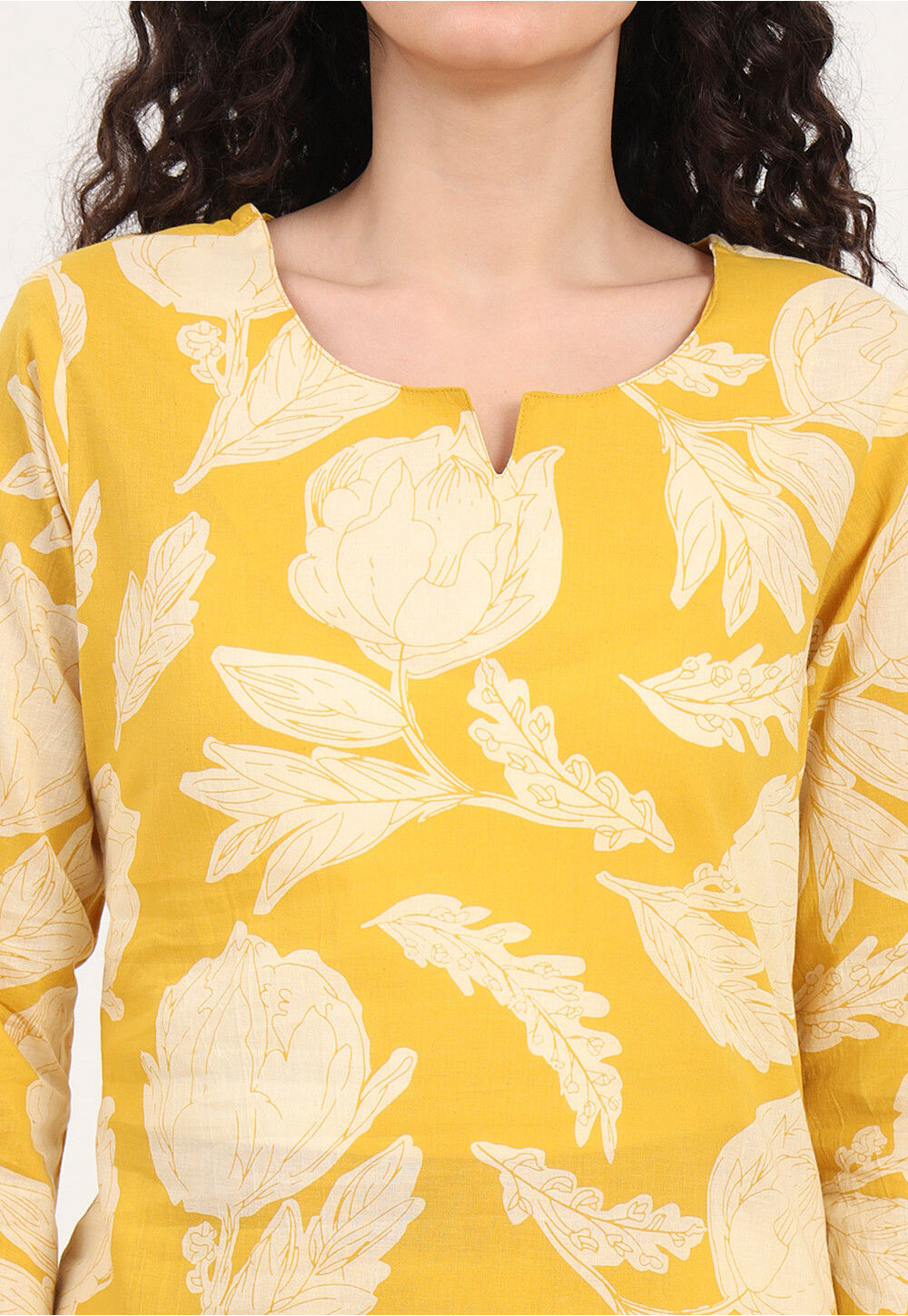 Buy Digital Printed Pure Cotton Co Ord Set in Yellow Online : TKV654 ...