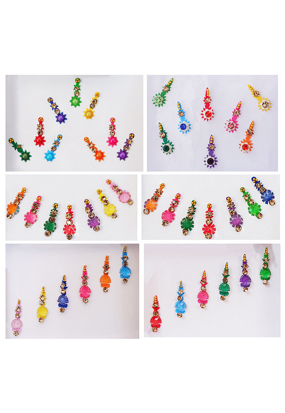 Buy Embellished Assorted Fancy Shape Bindi Set Online : JJD6 - Utsav ...