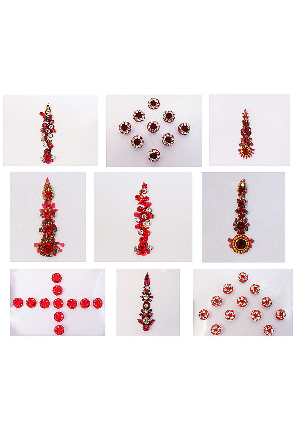 Buy Embellished Assorted Round and Fancy Shape Bindi Set Online : JJD15 ...