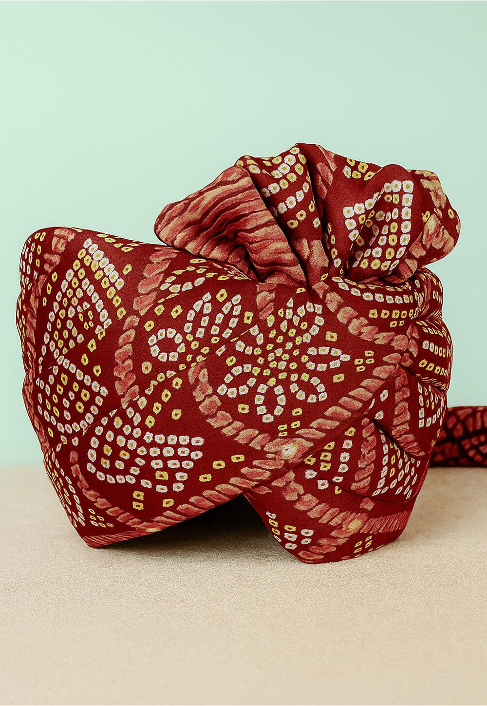 Buy Embellished Satin Kids Turban in Red Online : UNJ2572 - Utsav Fashion