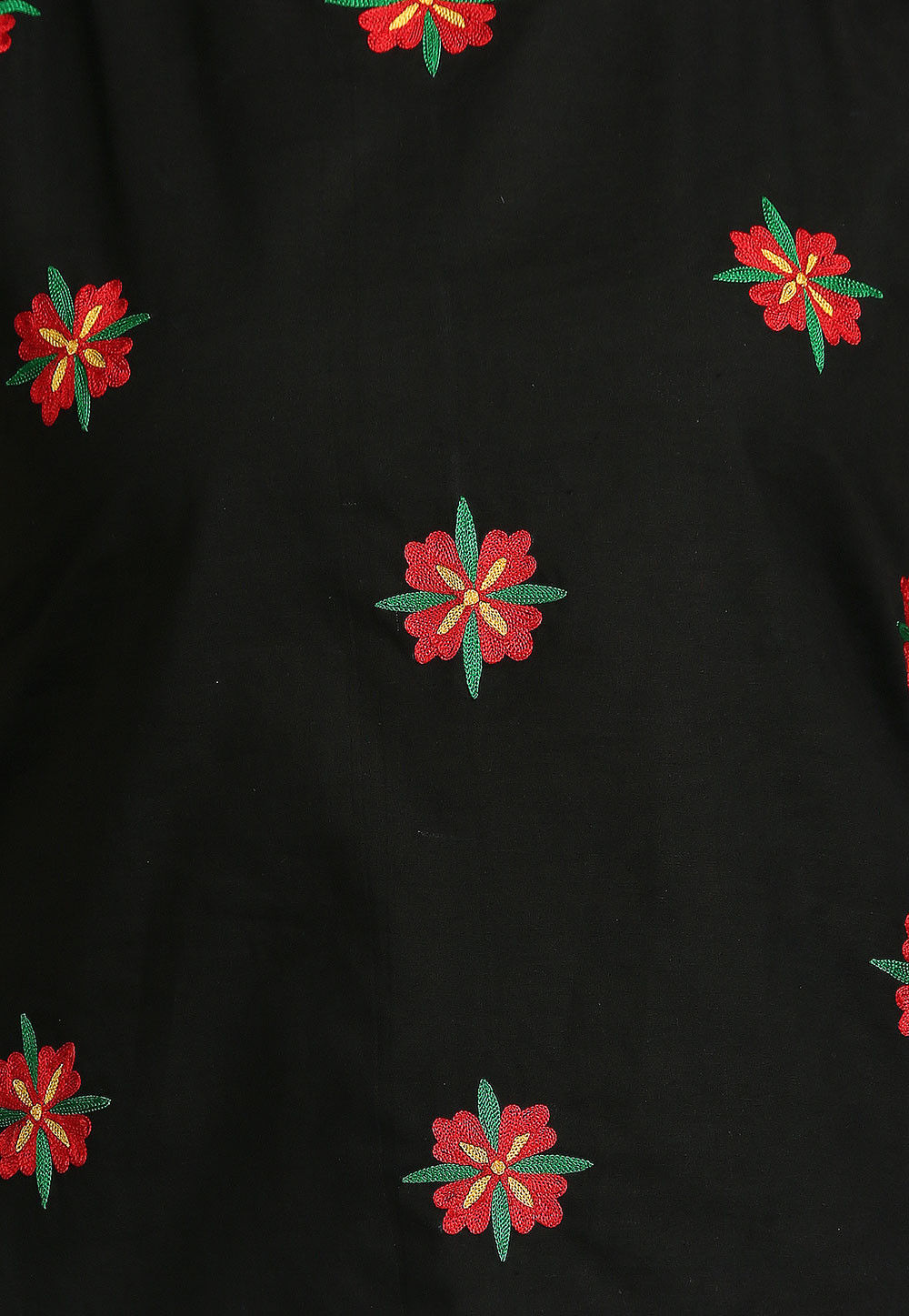 Buy Embroidered Cotton Top in Black Online : TZQ473 - Utsav Fashion