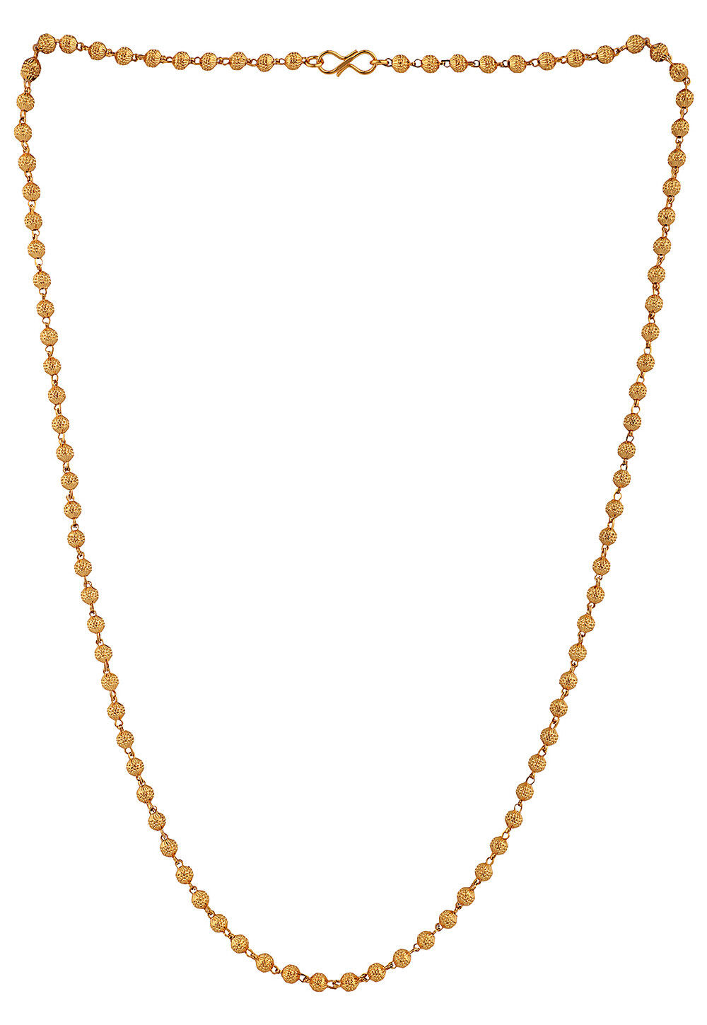 Buy Golden Polished Beaded Neck Chain Online : JUY944 - Utsav Fashion