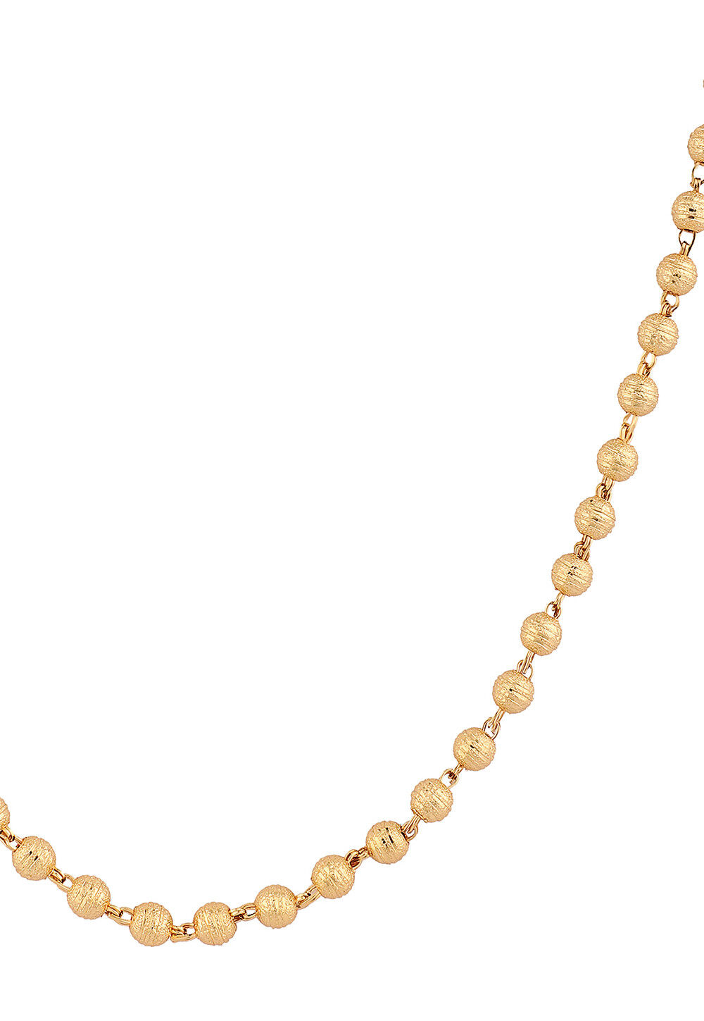 Buy Golden Polished Beaded Neck Chain Online : JUY954 - Utsav Fashion