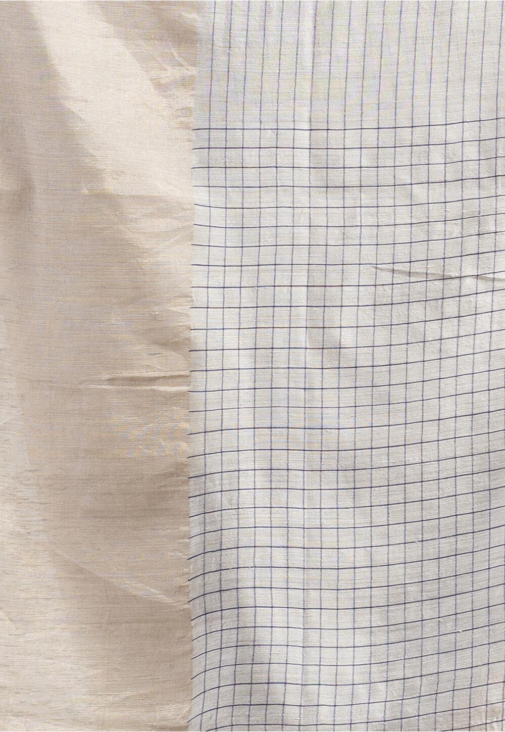 Handloom Matka Silk Saree in Light Grey : SBEA1539