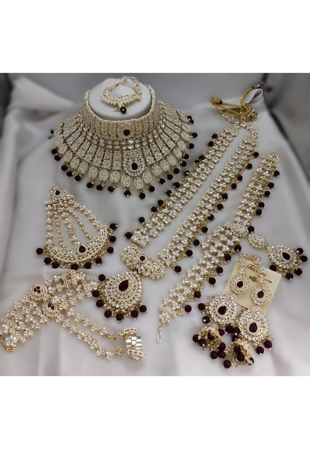 Buy Kundan Bridal Set Online : JNV5288 - Utsav Fashion