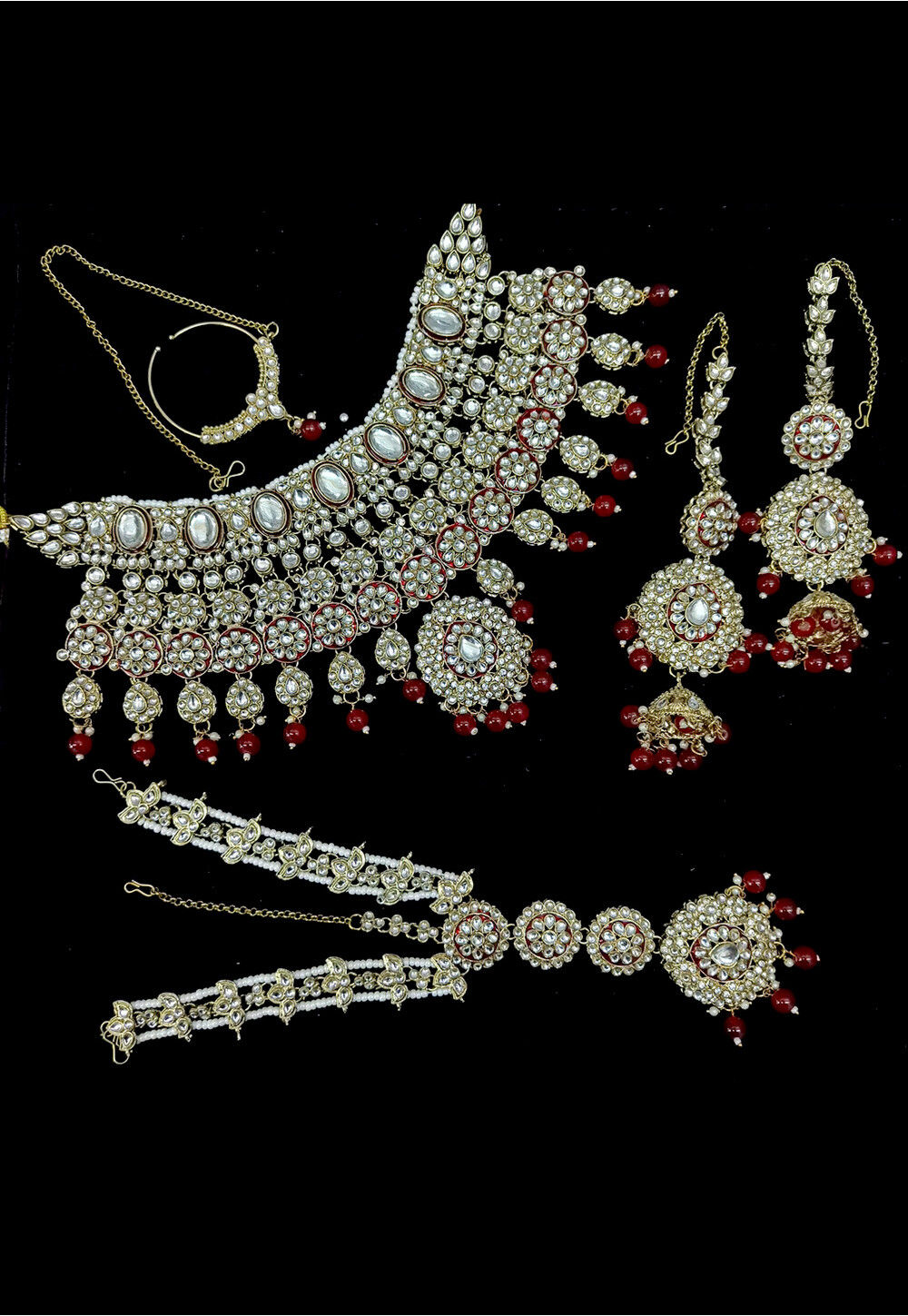 Buy Kundan Bridal Set Online : JNV7174 - Utsav Fashion