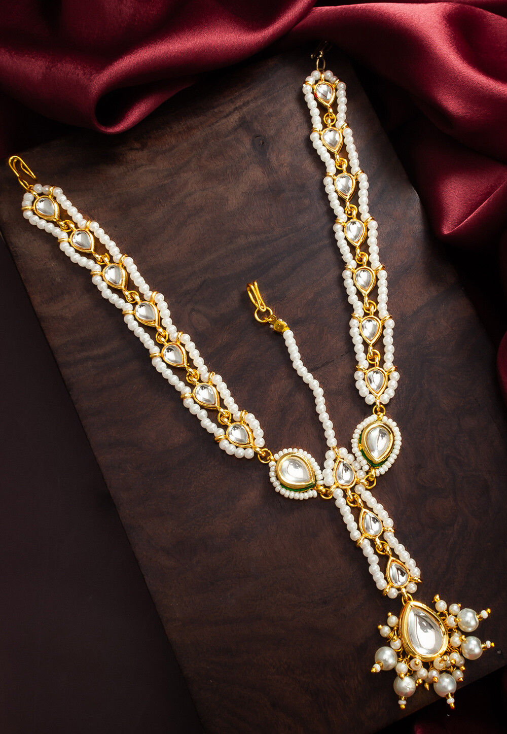 Buy Kundan Sheesh Phool Online : JPM7618 - Utsav Fashion