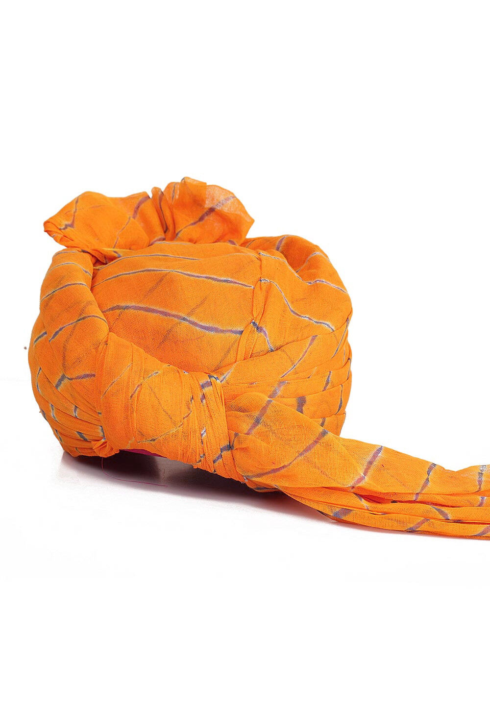Buy Leheriya Printed Cotton Turban in Yellow Online : MTE185 - Utsav ...