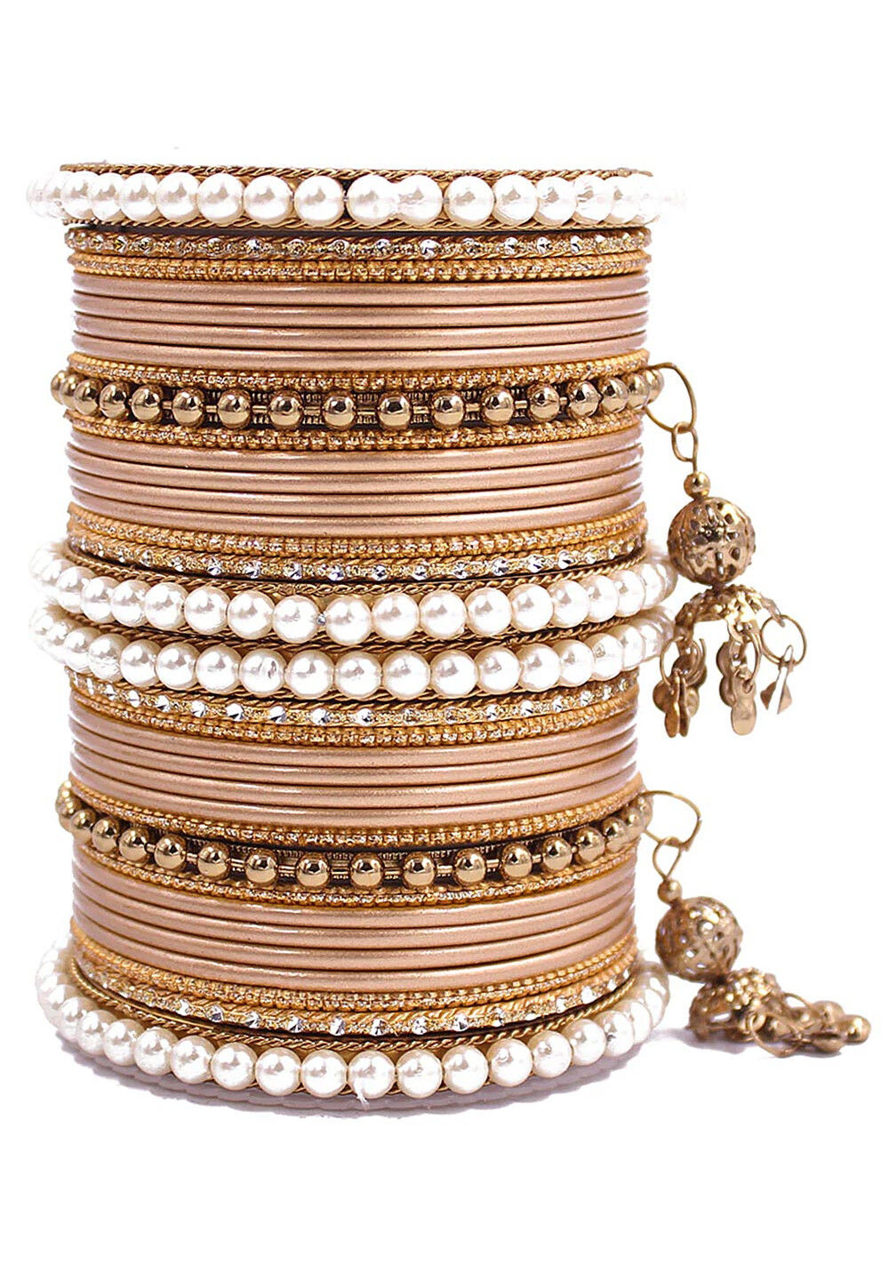 Buy Pearl Bangle Set Online : JNV3652 - Utsav Fashion