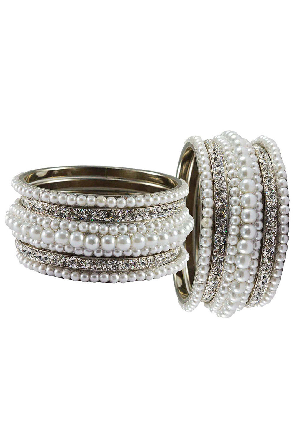 Buy Pearl Bangle Set Online : JVK5841 - Utsav Fashion