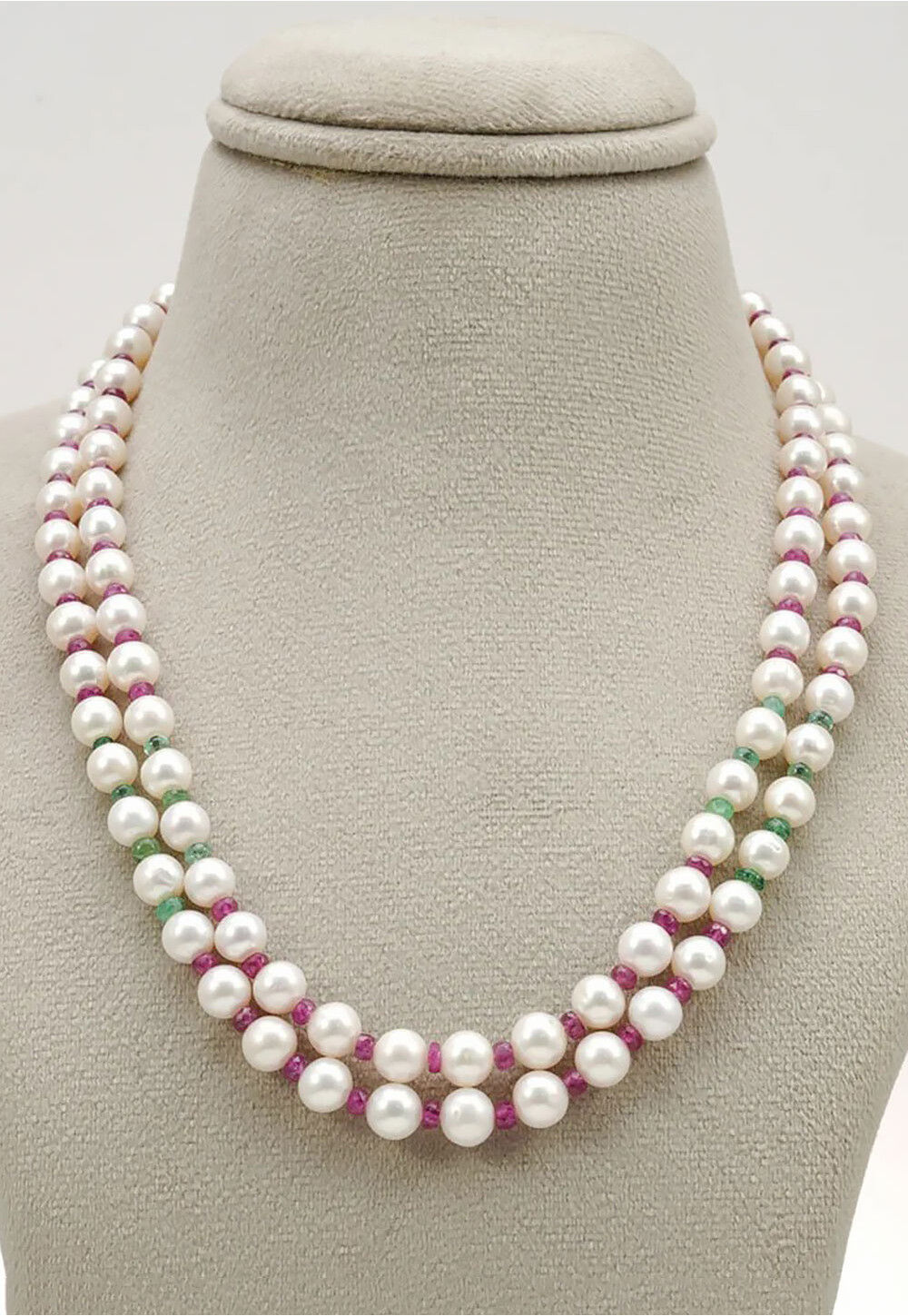 Buy Pearl Layered Necklace Online : JKE776 - Utsav Fashion