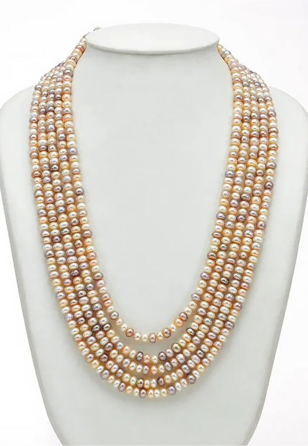 Buy Pearl Layered Necklace Online : JKE820 - Utsav Fashion
