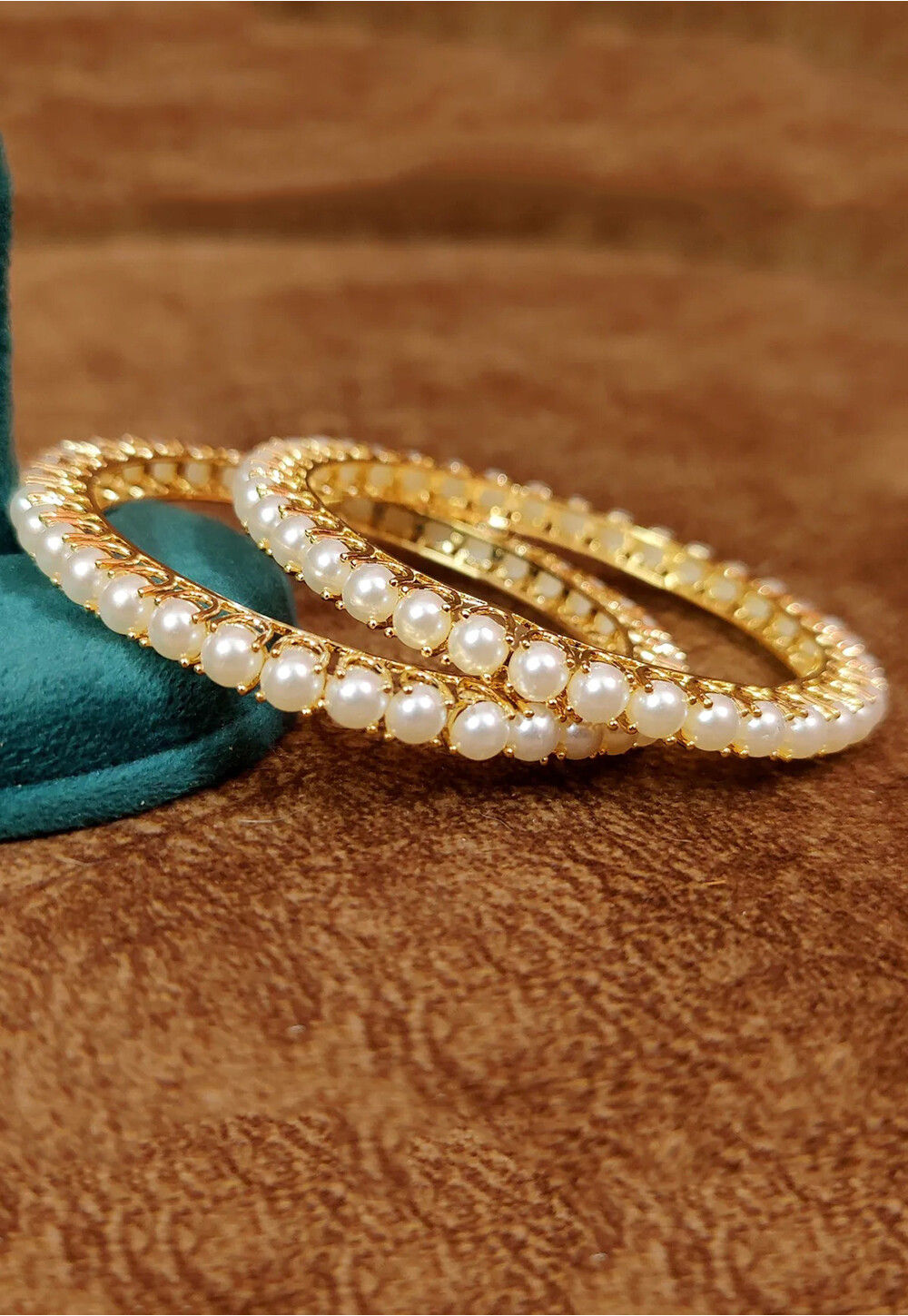 Buy Pearl Pair of Bangles Online : JQT1224 - Utsav Fashion