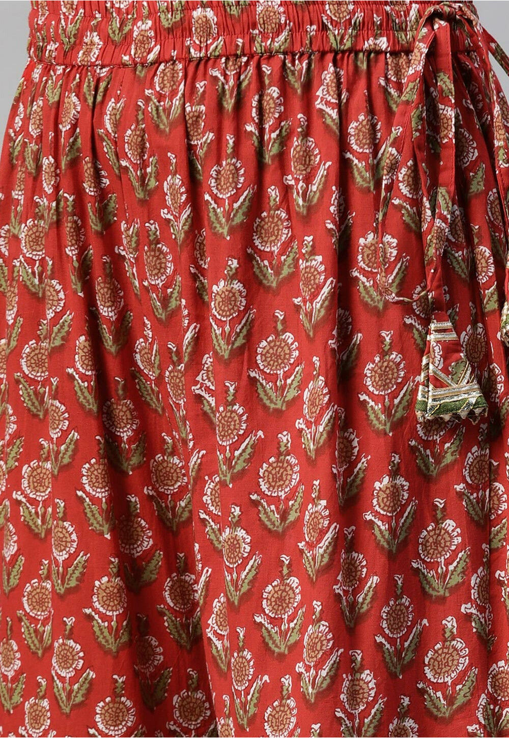 Buy Printed Cotton Pakistani Suit in Red Online : KJX45 - Utsav Fashion
