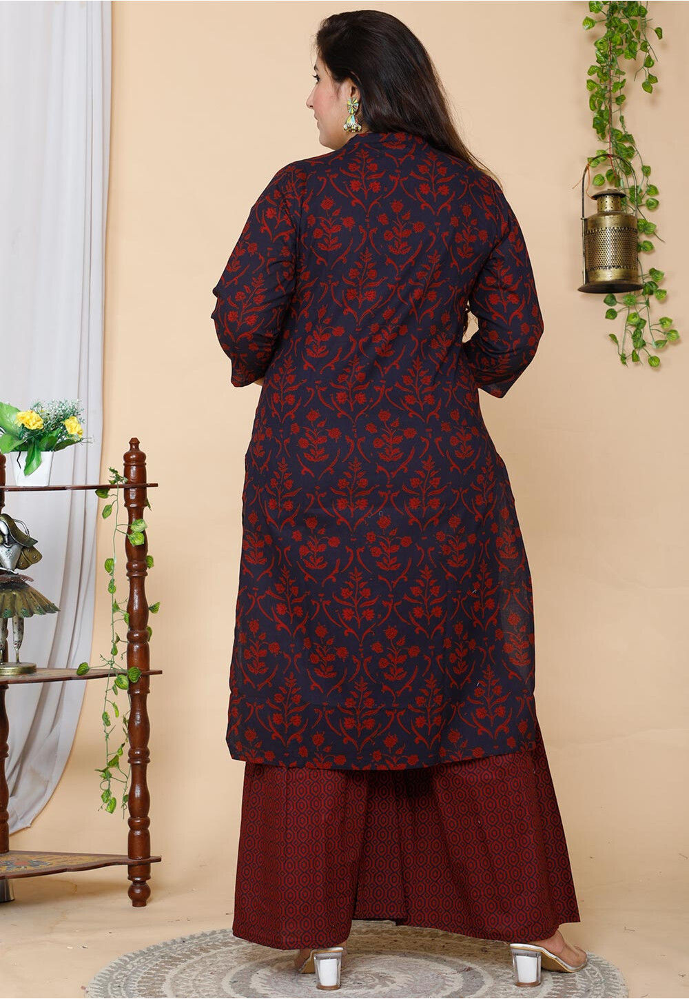 Buy Printed Pure Cotton Pakistani Suit in Black Online : KFT232 - Utsav ...