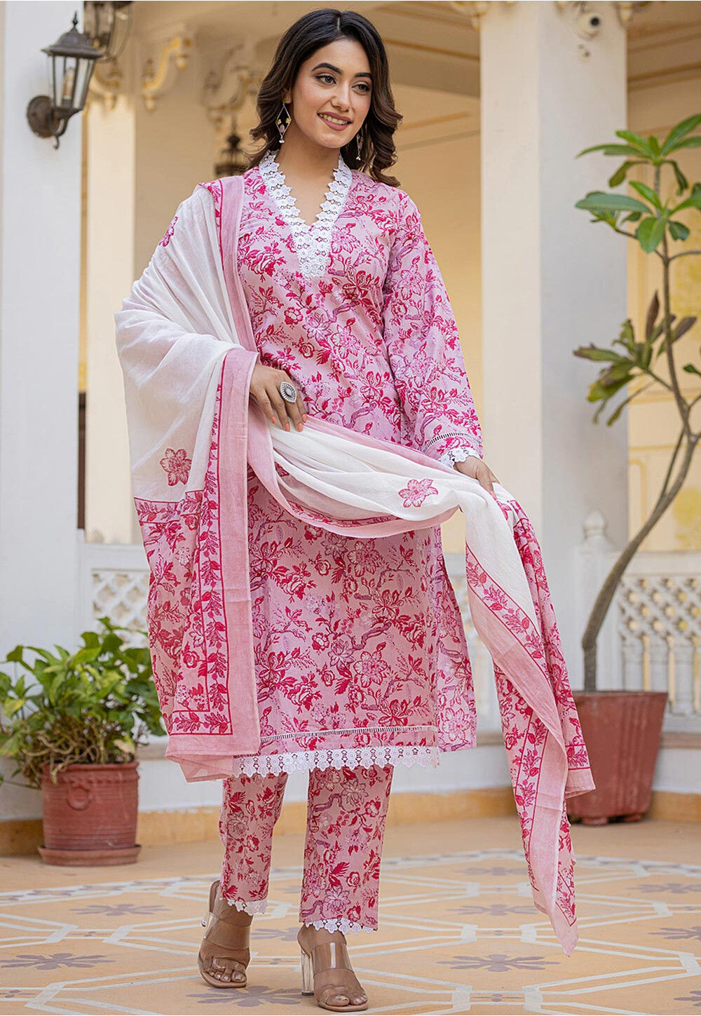 Baby Pink Pakistani Dress
