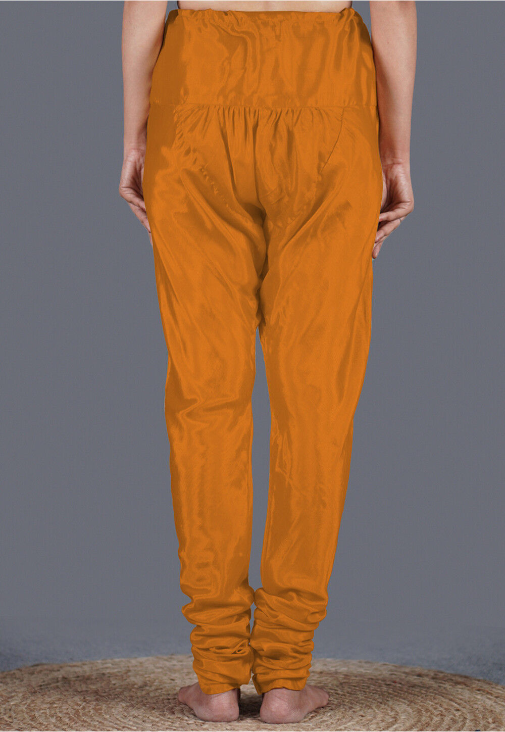 Buy Solid Color Shantoon Churidar in Mustard Online : BNJ1291 - Utsav ...