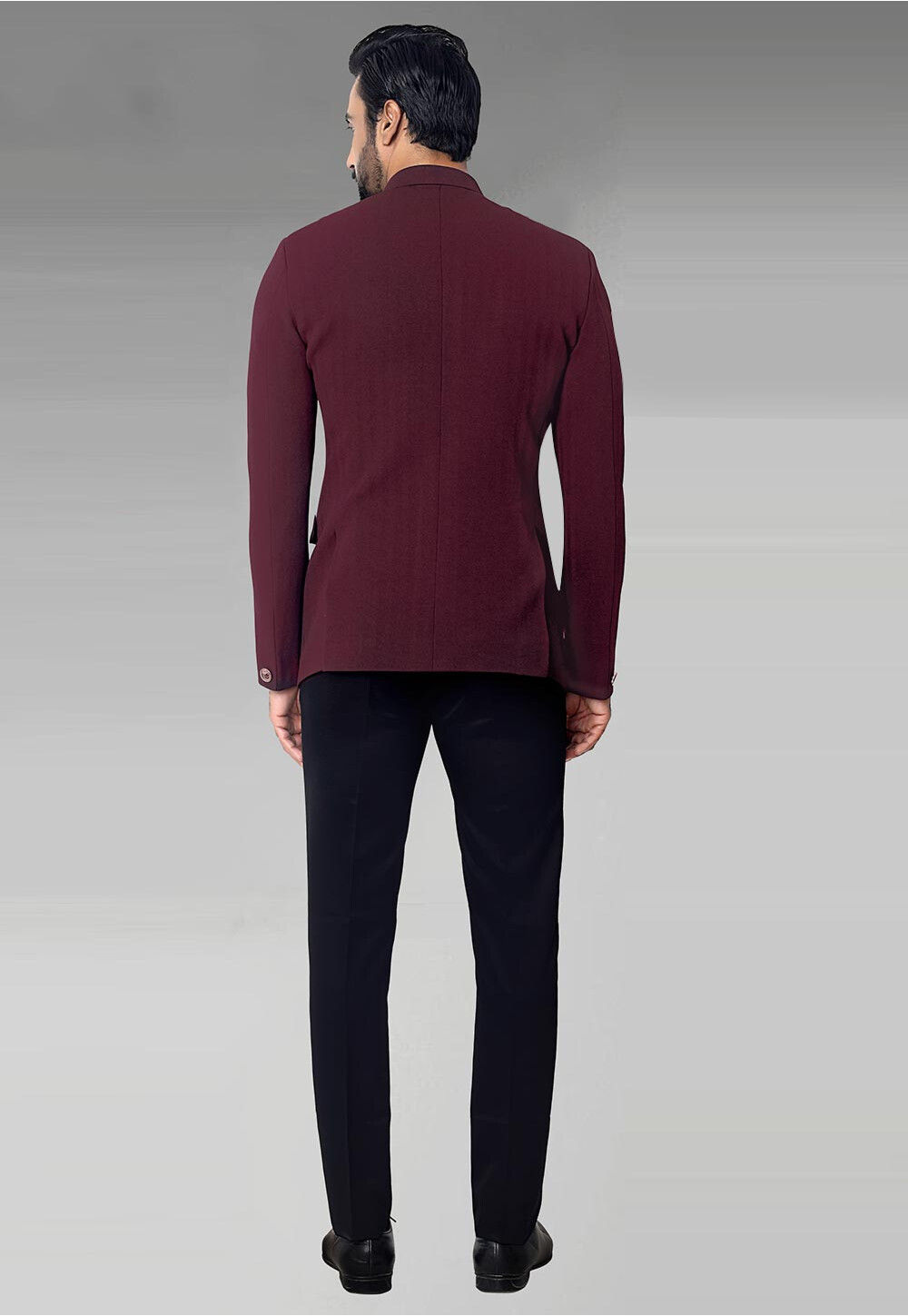 Buy Solid Color Terry Rayon Jodhpuri Suit in Maroon Online : MHG2891 ...