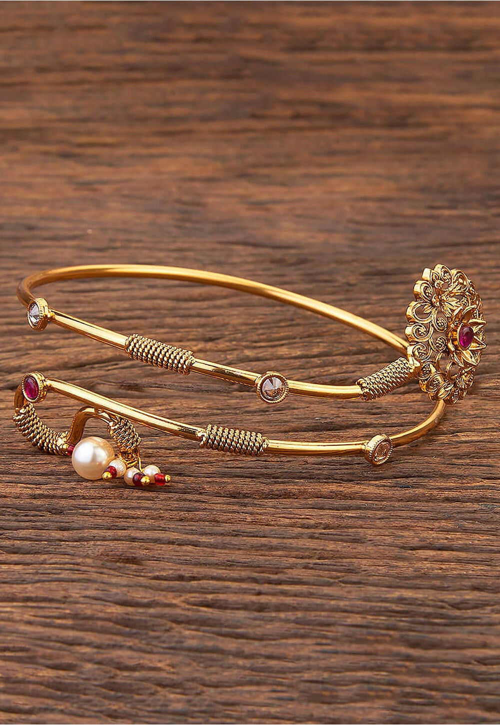 Buy Stone Studded Adjustable Armlet Online : JKC7426 - Utsav Fashion