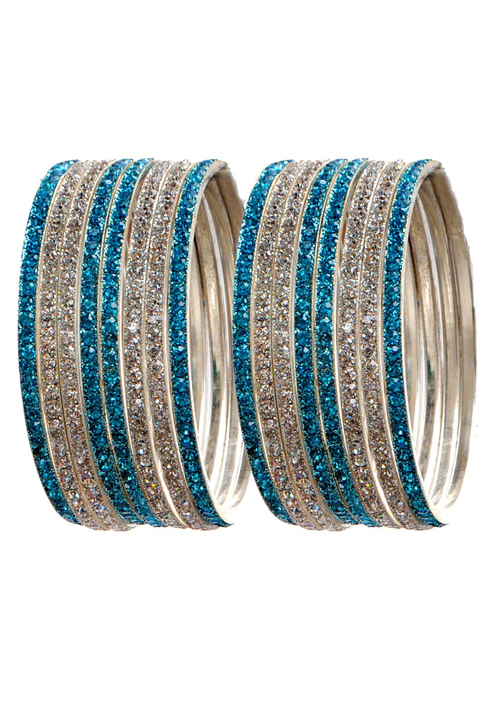 Buy Stone Studded Bangle Set Online : JKC909 - Utsav Fashion