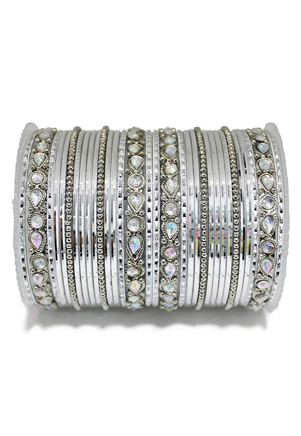Buy Stone Studded Bangle Set Online : JNV3589 - Utsav Fashion