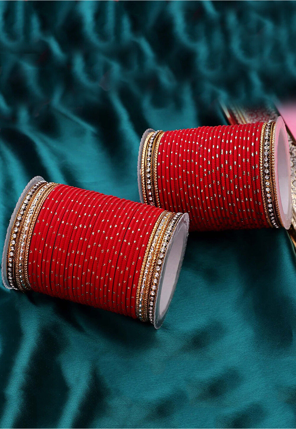 Buy Stone Studded Bangle Set Online : JQT1248 - Utsav Fashion