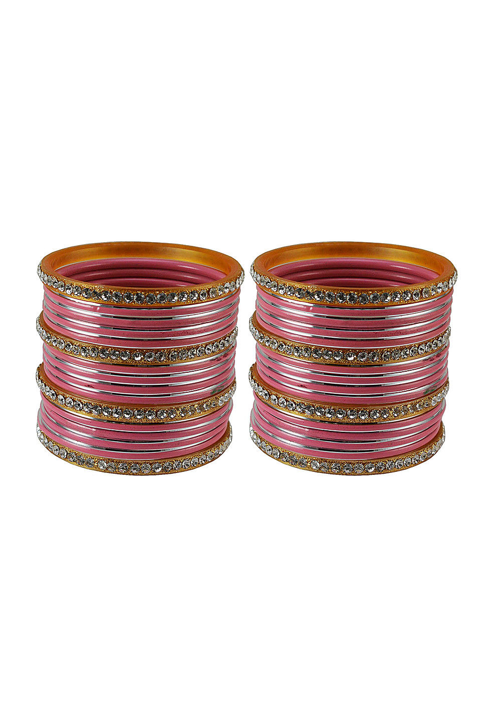 Buy Stone Studded Bangle Set Online : JVK3648 - Utsav Fashion
