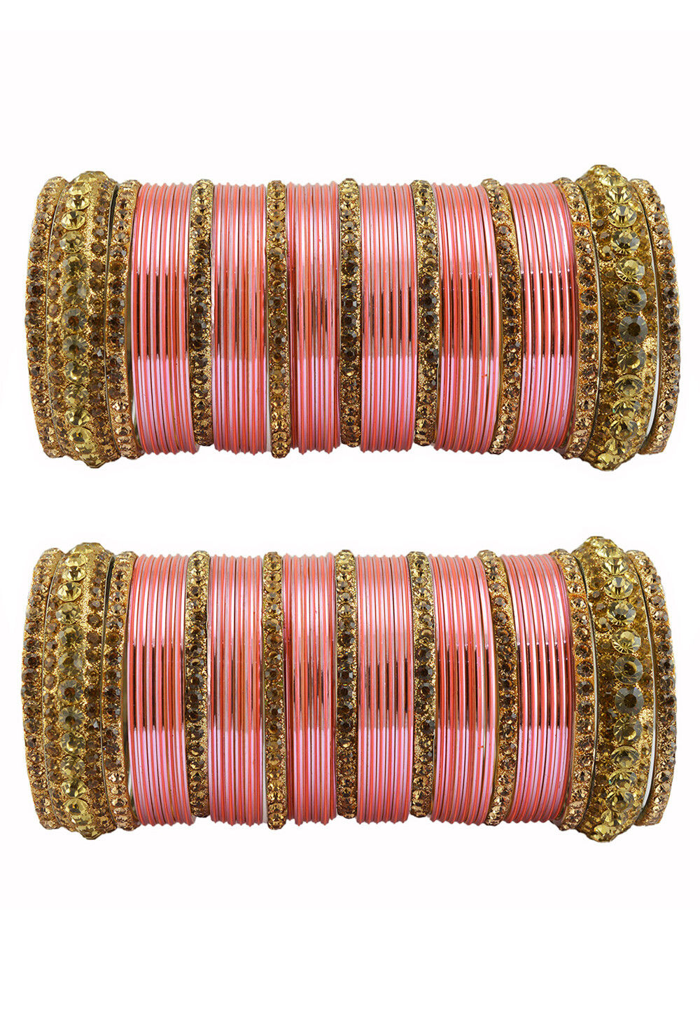 Buy Stone Studded Bangle Set Online : JVK8322 - Utsav Fashion