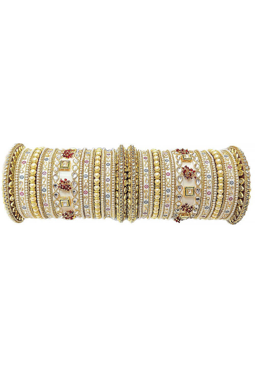 Buy Stone Studded Choora Set Online : JQT272 - Utsav Fashion