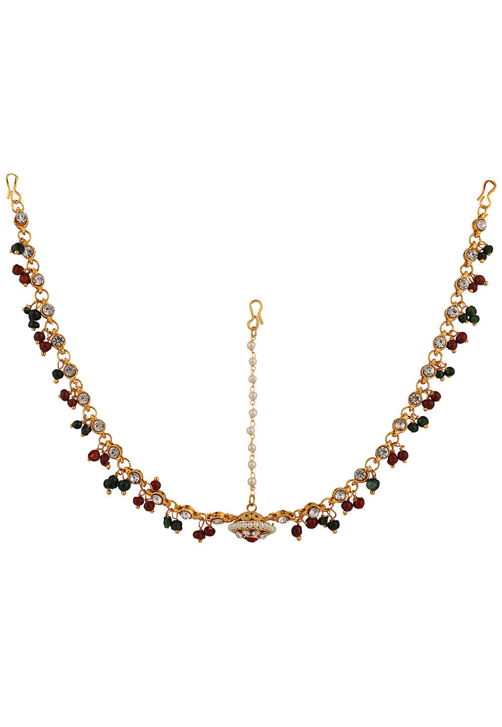 Buy Stone Studded Maatha Patti Online : JUY991 - Utsav Fashion