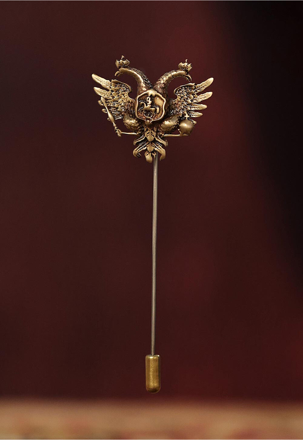 Buy The Rising Phoenix Metallic Lapel Pin Online : MTE2046 - Utsav Fashion