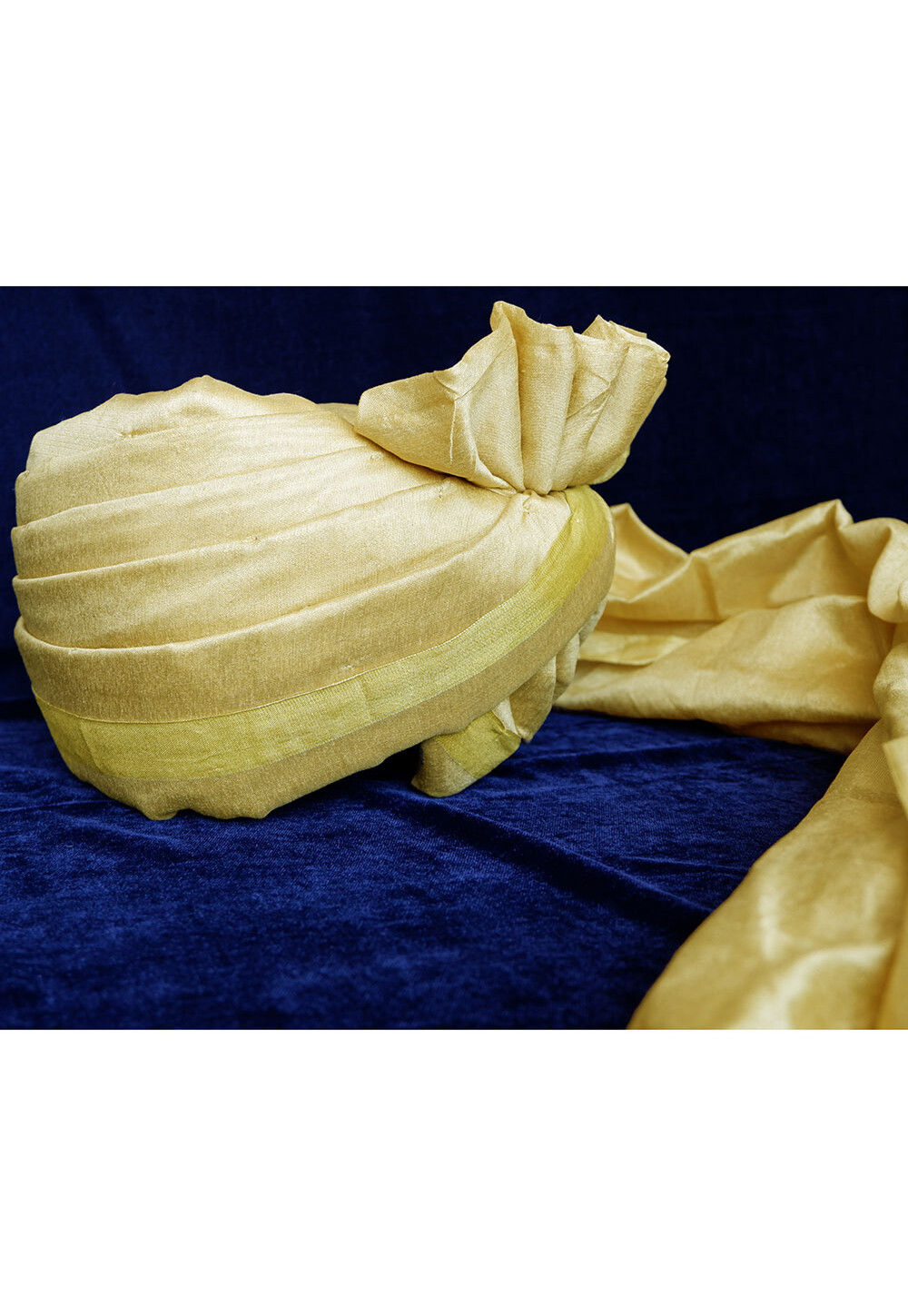 Buy Woven Border Chanderi Cotton Turban in Beige Online : MTE2666 ...