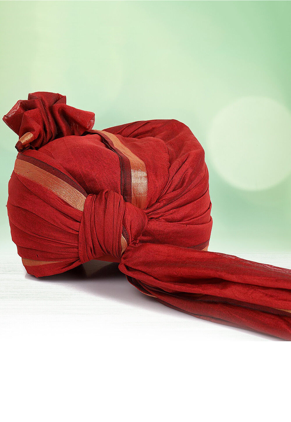 Buy Woven Chanderi Silk Kids Turban in Maroon Online : UNJ1801 - Utsav ...
