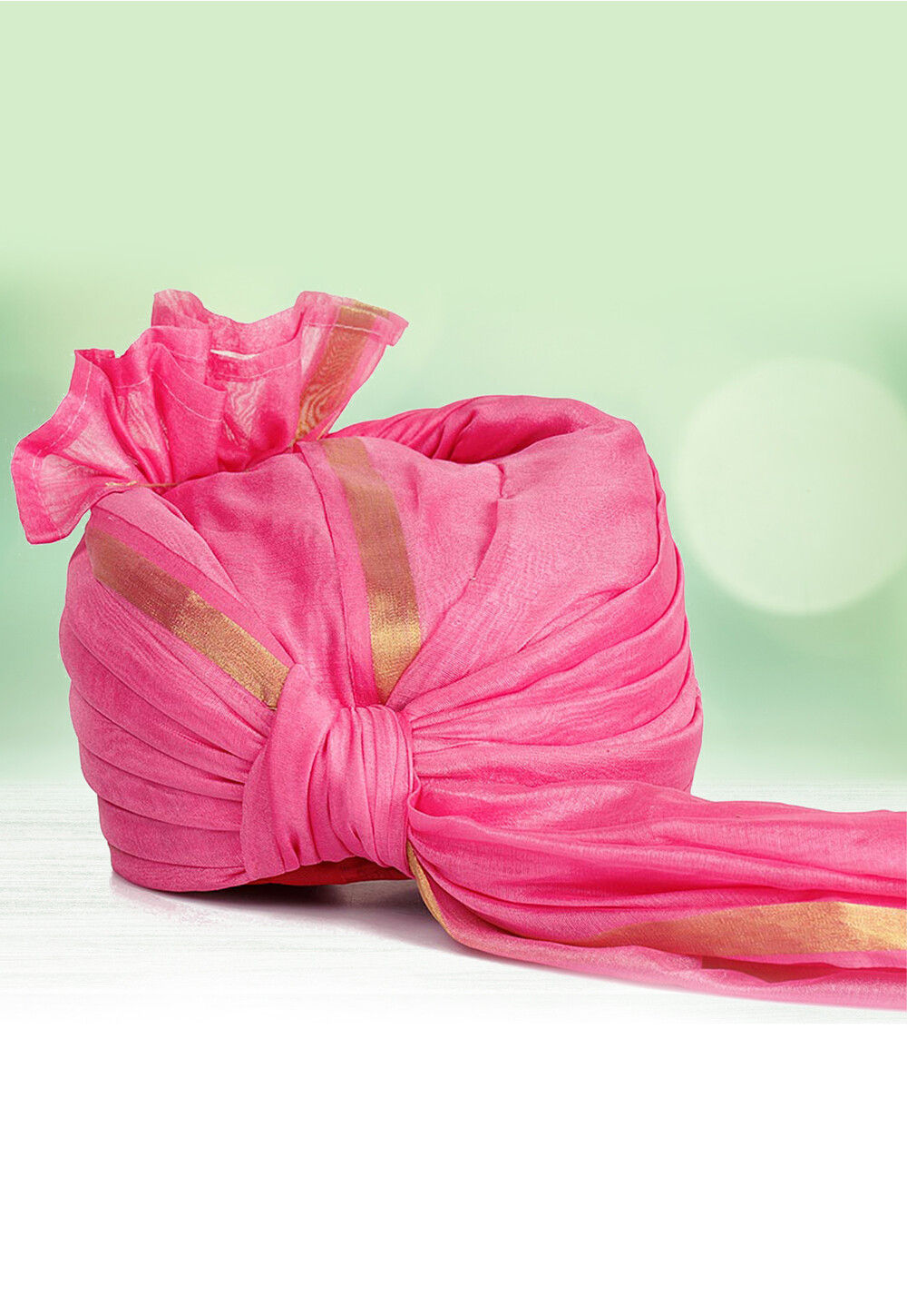 Buy Woven Chanderi Silk Kids Turban in Pink Online : UNJ1808 - Utsav ...
