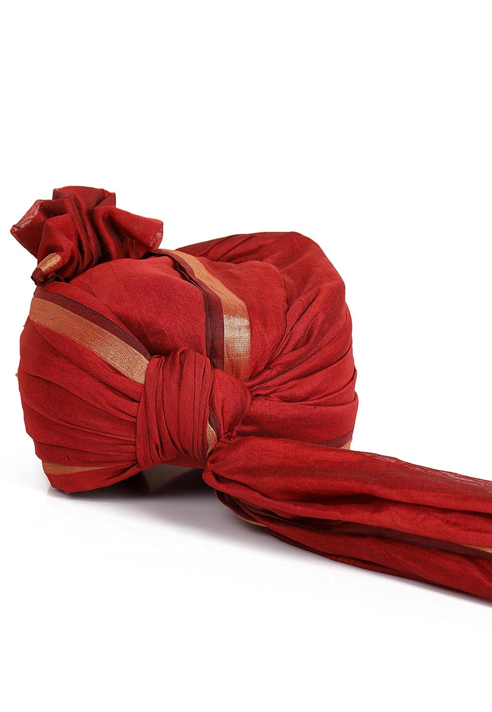 Buy Woven Chanderi Silk Turban in Maroon Online : MTE182 - Utsav Fashion