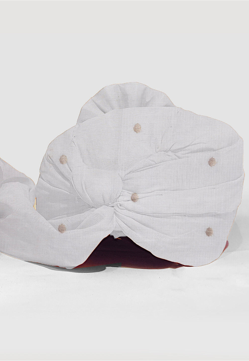Buy Woven Kota Doria Turban in White Online : MTE2598 - Utsav Fashion
