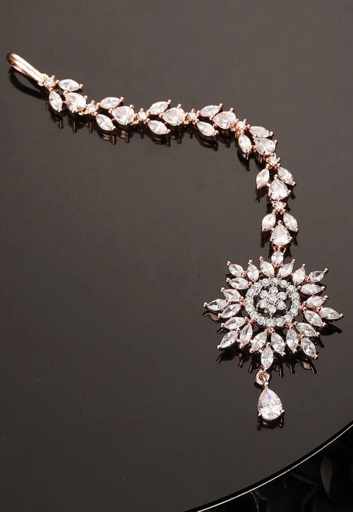 Buy American Diamond Studded Maang Tikka Online JQT354 Utsav Fashion