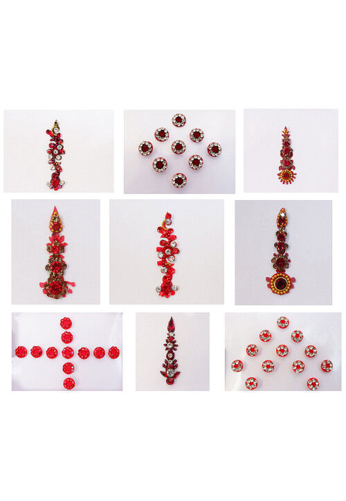 Buy Embellished Assorted Round and Fancy Shape Bindi Set Online : JJD15 ...